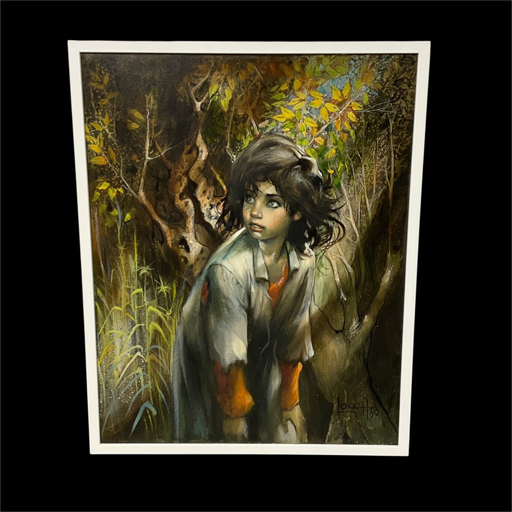 BuyOrBidOnIt - Bernard Locca (Italian, 1926-1997) Framed Oil Painting ...